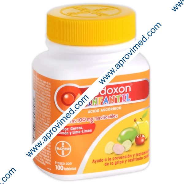 REDOXON Infantil c/100 TABS. Masticables 100 MG. – APROVISIONAMIENTO MEDICO