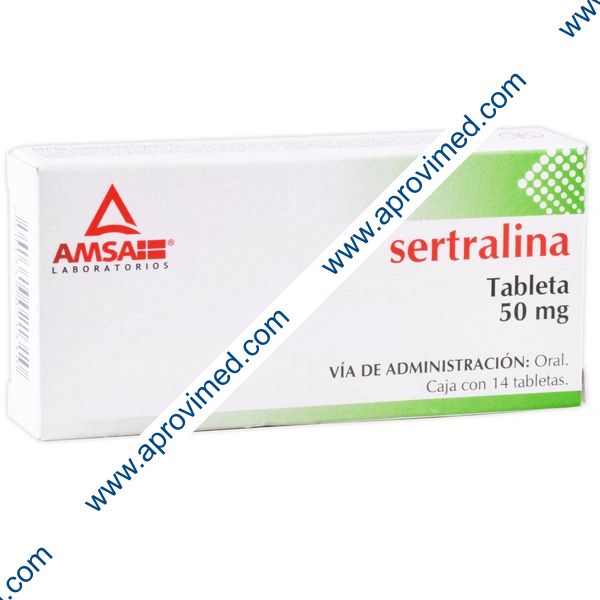 SERTRALINA (Amsa) c/14 TABS. 50 MG. – APROVISIONAMIENTO MEDICO