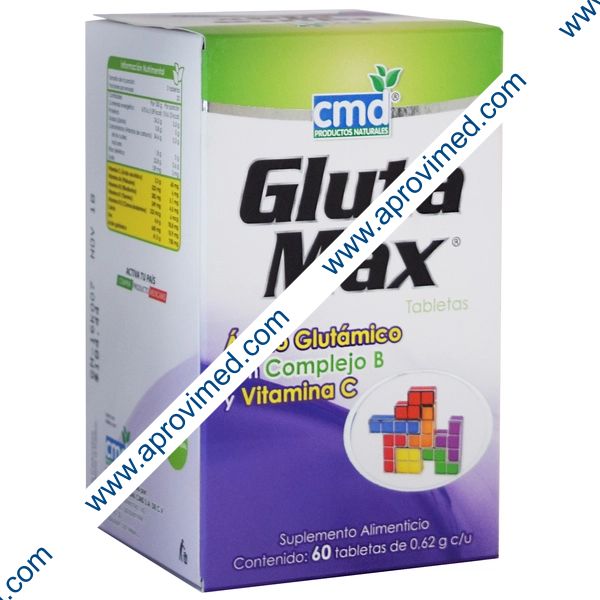 GLUTAMAX c/ 60 TABS. 0.62 G. – APROVISIONAMIENTO MEDICO