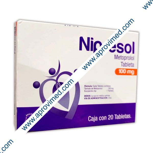 NIPRESOL c/20 TABS. 100 MG. – APROVISIONAMIENTO MEDICO