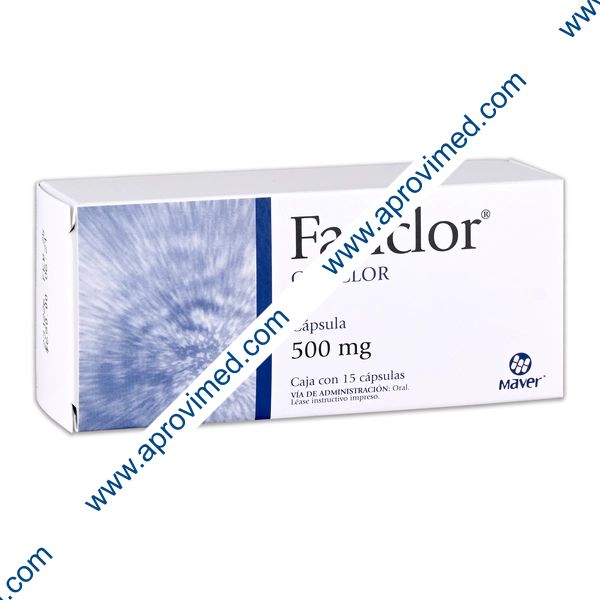 FASICLOR c/15 CAPS. 500 MG. – APROVISIONAMIENTO MEDICO