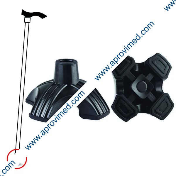 REPUESTO DE REGATÓN DE 4 PUNTOS PARA BASTÓN c/1 Pza ...