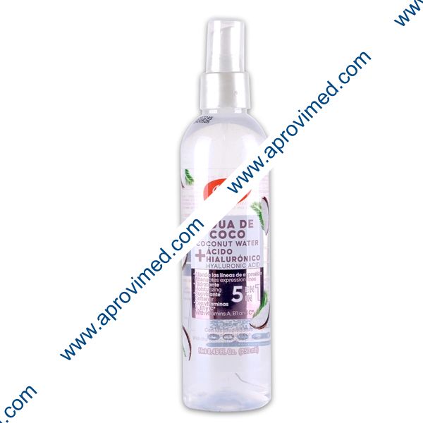 AGUA DE COCO/ÁCIDO HIALURÓNICO (Jaloma) Loción Facial. Fco. 250 ML. – APROVISIONAMIENTO MEDICO
