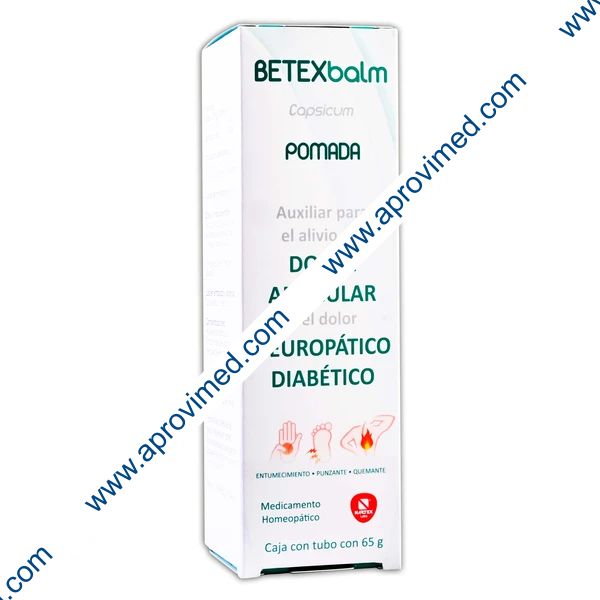 BETEXBALM POMADA Tubo c/65 G. – APROVISIONAMIENTO MEDICO