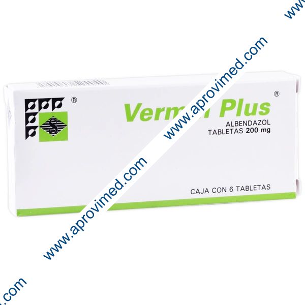 VERMIN PLUS c/6 TABS. 200 MG. – APROVISIONAMIENTO MEDICO