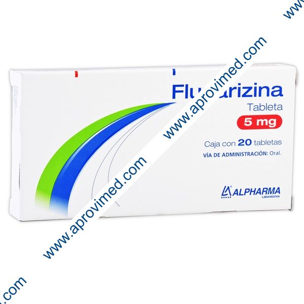 FLUNARIZINA (Alpharma) c/20 TABS. 5 MG. – APROVISIONAMIENTO MEDICO